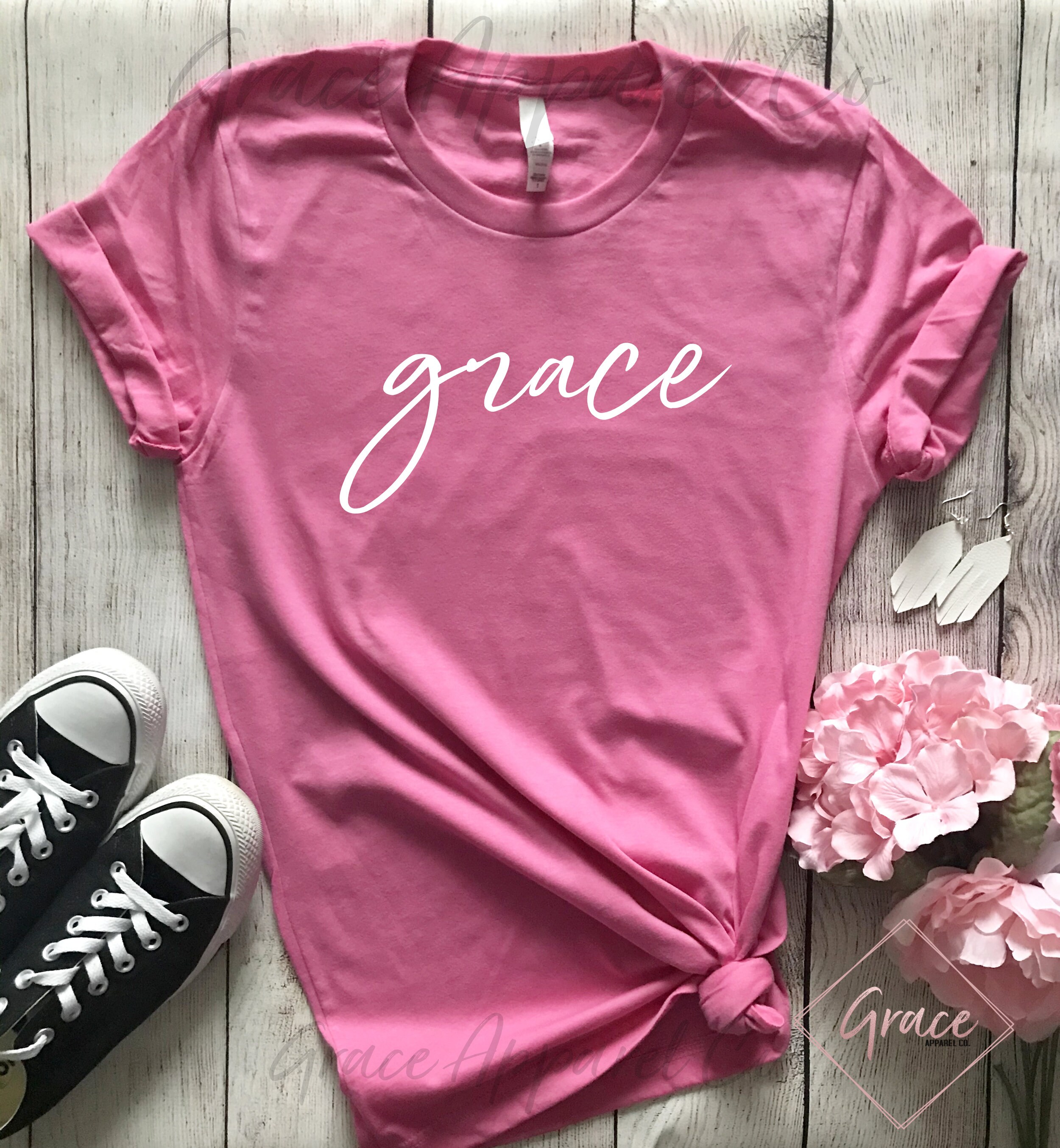 Grace Shirt, Mom Shirts Christian, Faith Shirts for Women, Christian ...