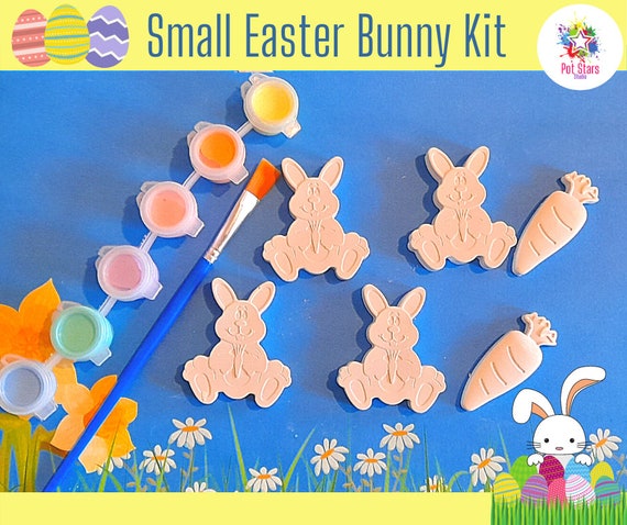 Small Bunny Craft Kit Kid's Crafts Kid's Gift | Etsy
