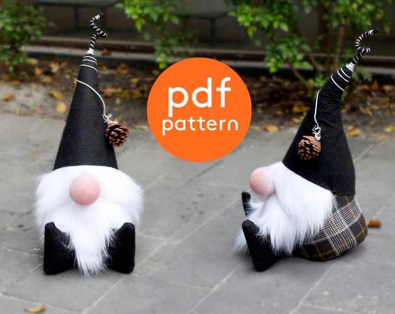 Gnome PDF Pattern, Gnome Sewing Pattern - Etsy