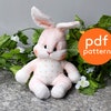 Bunny PDF Pattern, Bunny Sewing Pattern, Rabbit Sewing Pattern, Rabbit ...