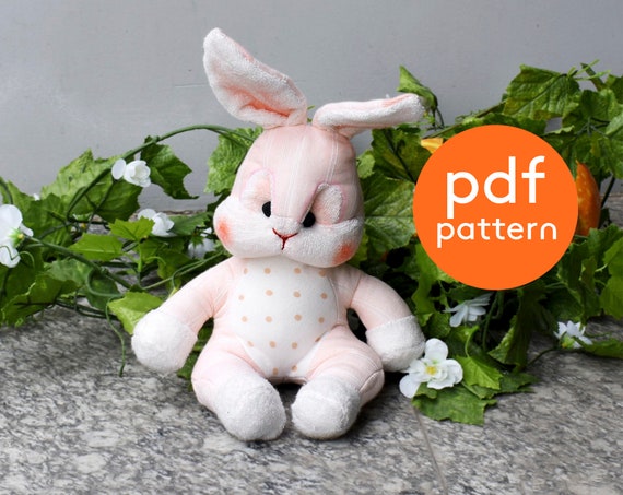 Bunny PDF Pattern Bunny Sewing Pattern Rabbit Sewing | Etsy