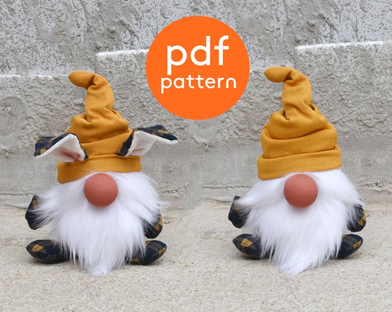 Gnome PDF Pattern Gnome Sewing Pattern | Etsy