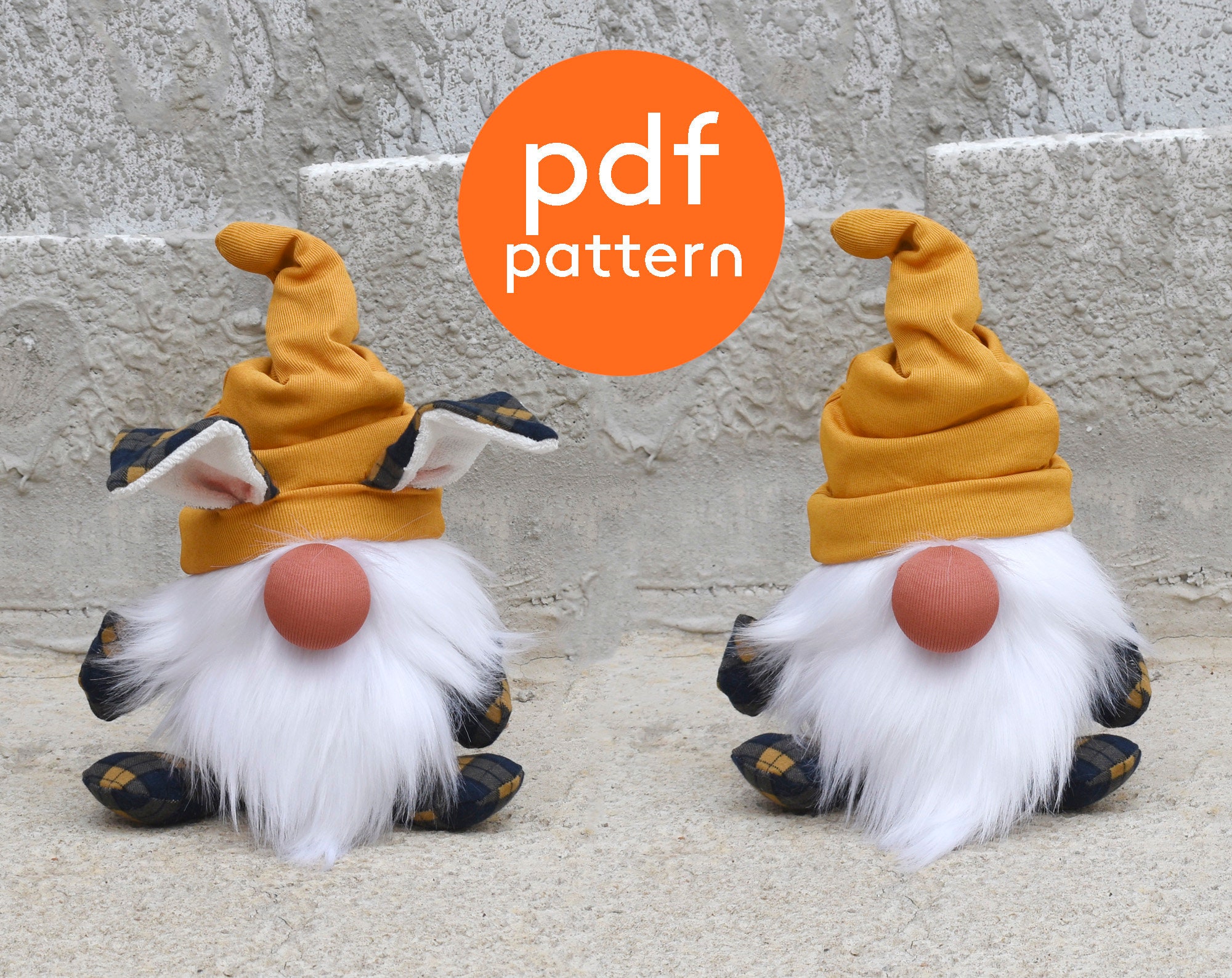 Gnome PDF Pattern, Gnome Sewing Pattern - Etsy