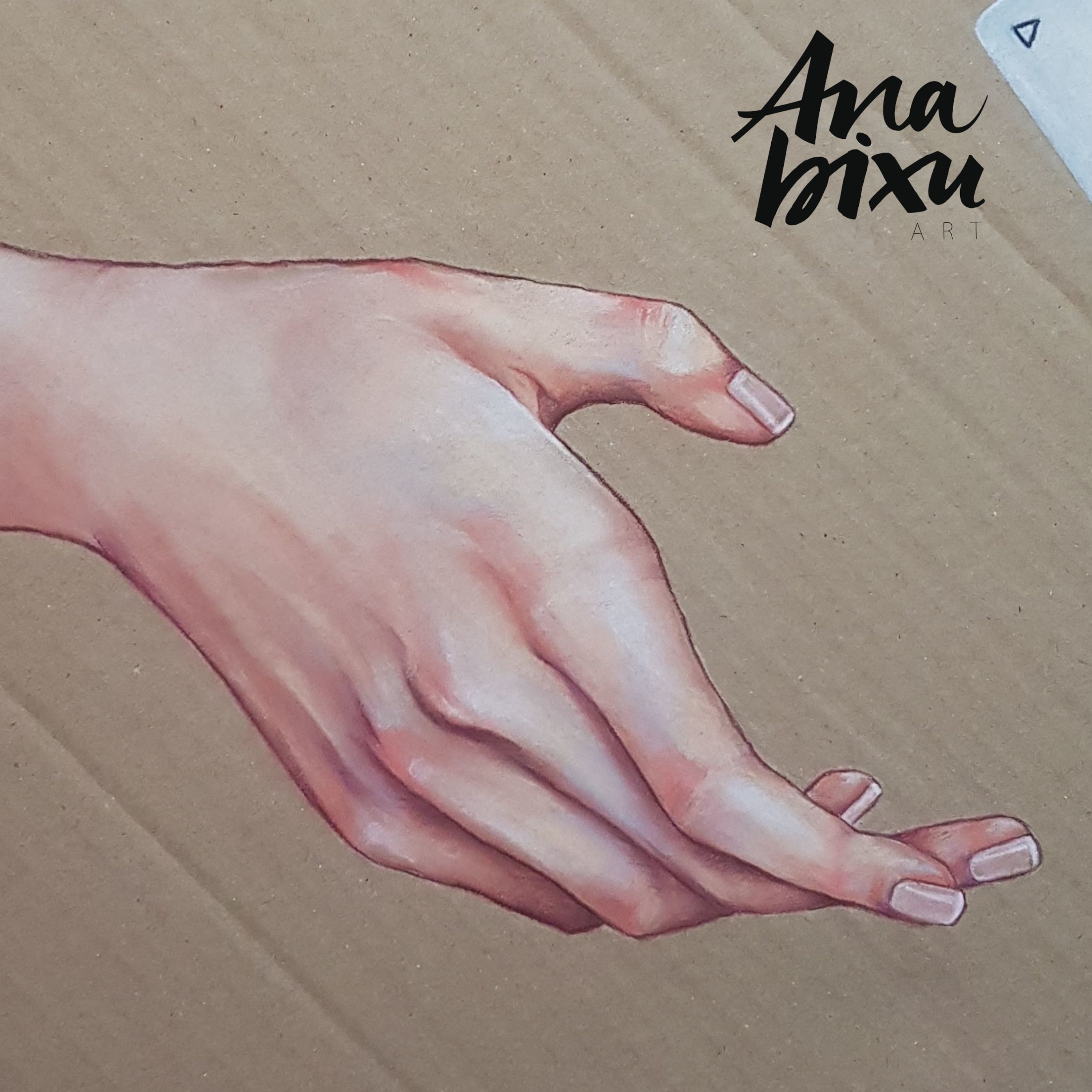 Original Soft Pastel Drawing - Hands Element - Fuego (fire) - Etsy