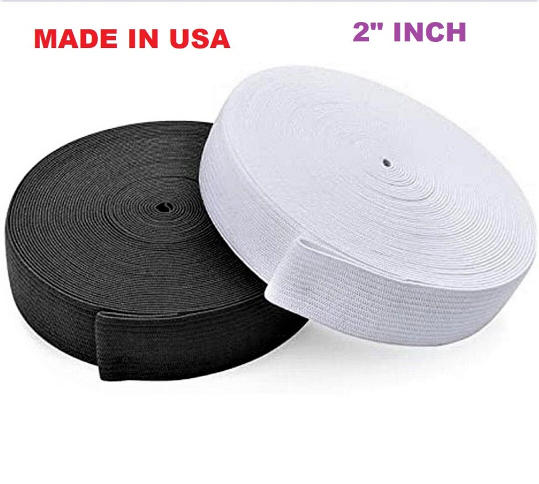 Elastic 2" Inch Elastic Band 100 Yard of Heavy Stretch Elasticity for ...