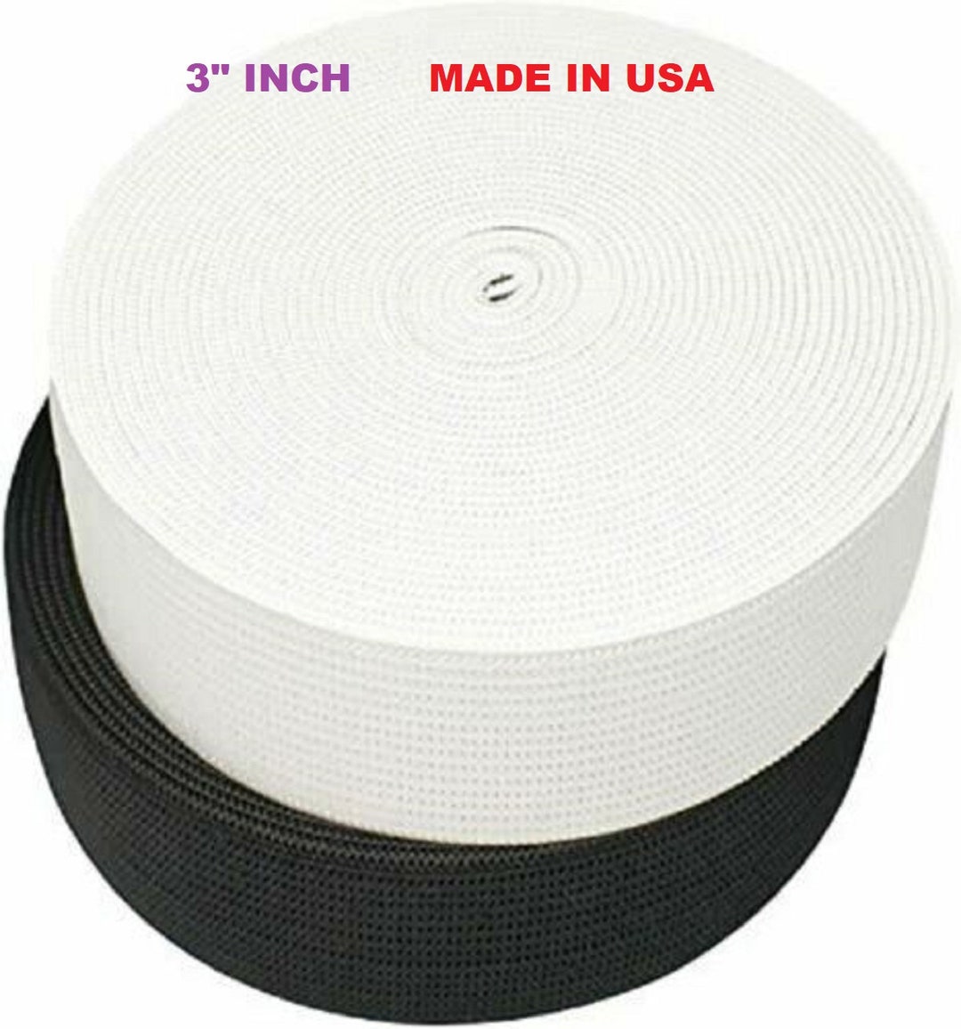 Elastic 3 Inch Wide Elastic Band 50 Yard of Heavy Stretch Elasticity ...