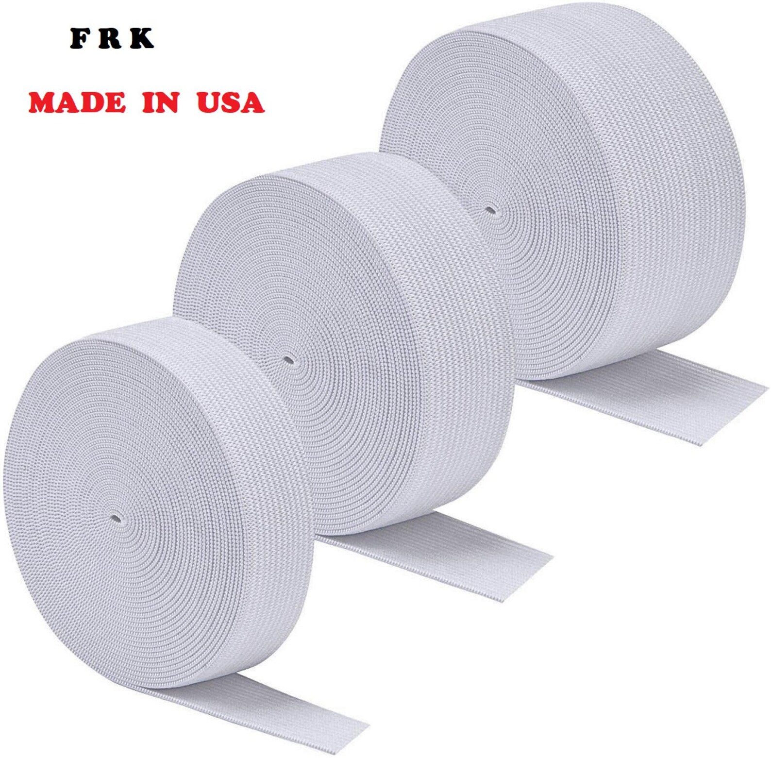 Wholesale Elastic 1", 1.5", 2" Inch Wide 200 Yard(4 Roll of 50 Yard ...