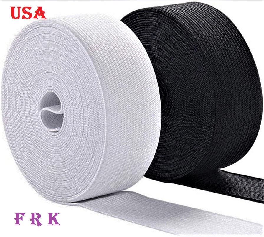 Elastic 1",1.5",2", Inch Wide 50 Yard of High Quality Elastic Band ...