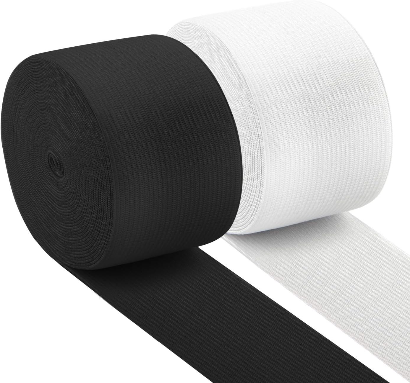 Elastic 3 Inch Wide Elastic Band 50 Yard of Heavy Stretch Elasticity ...