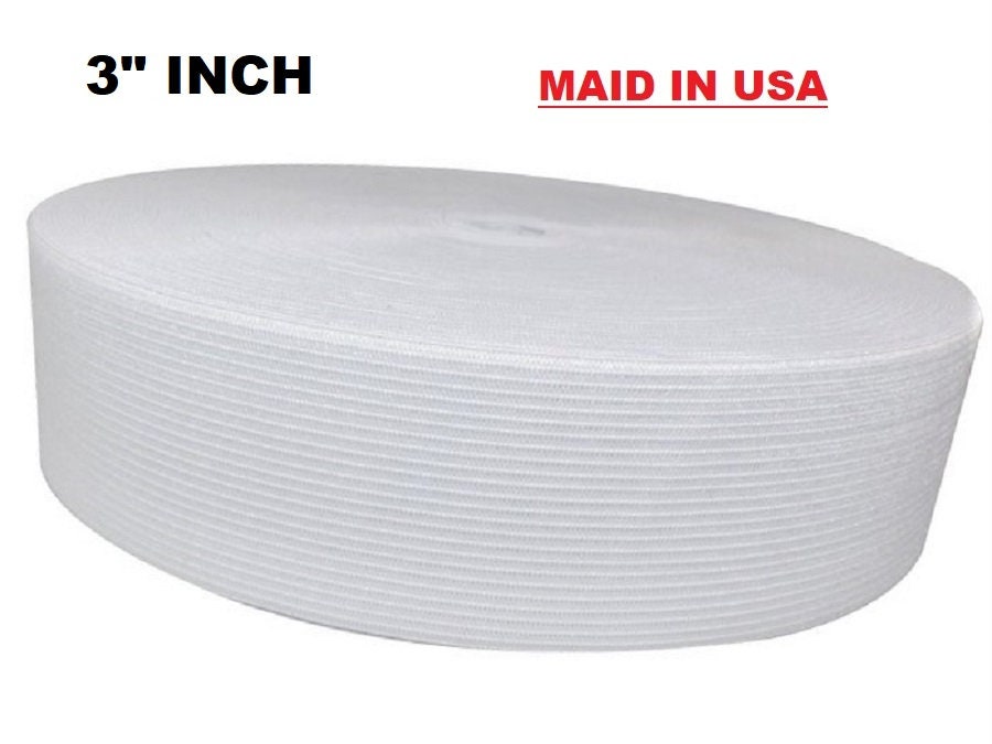 Elastic 3" Inch Wide 12 Yard Heavy Stretch Elastic Band. MADE IN USA - Etsy