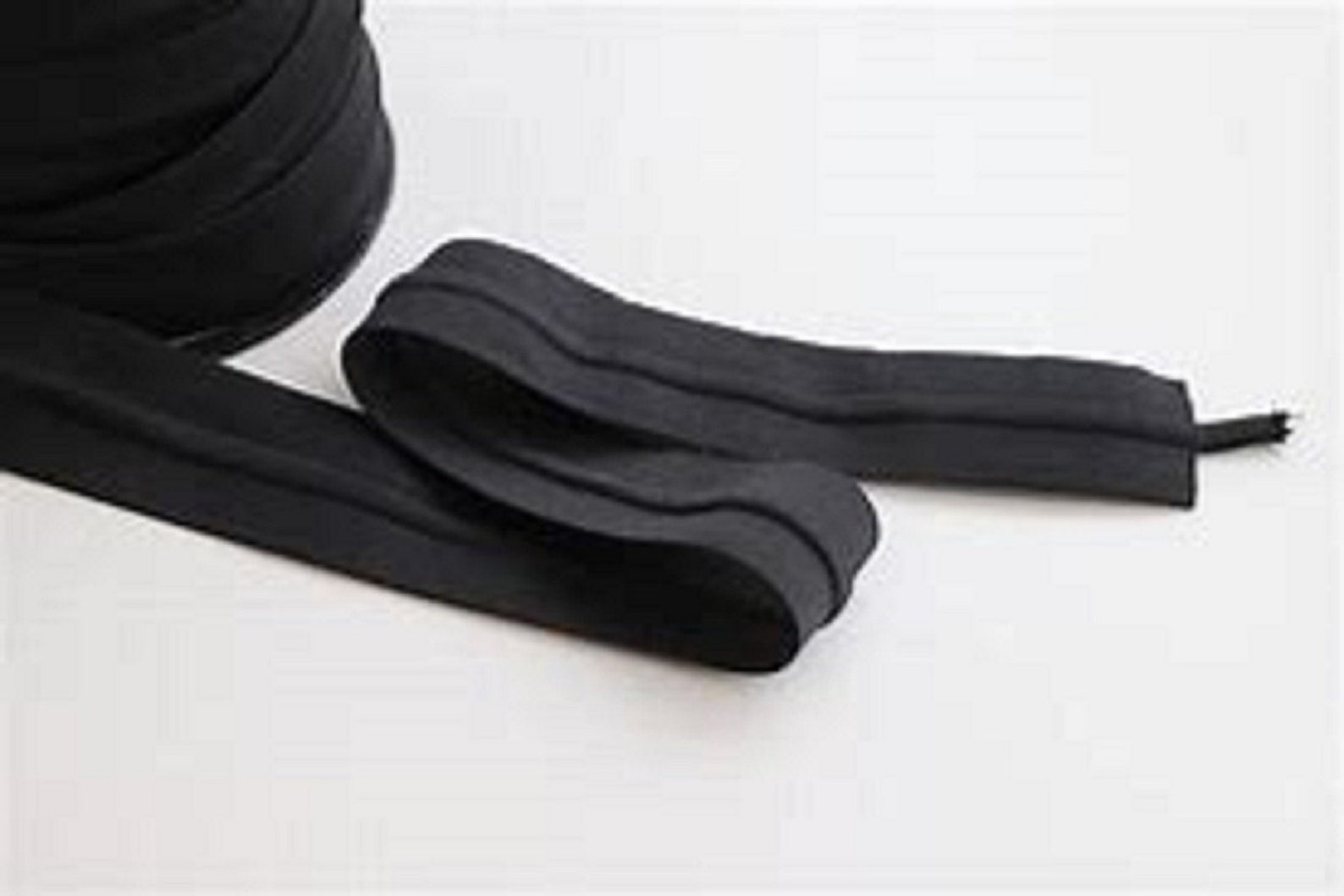 Sewing Drawstring Elastic 1.5" Inch Wide Drawcord Elastic Black / White ...