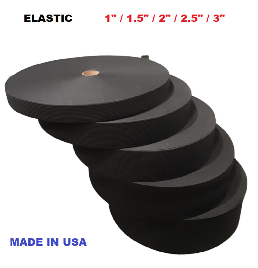 Elastic Band 2"inch 500 Yard High Quality (10 Roll of 50 Yard ) Made in ...