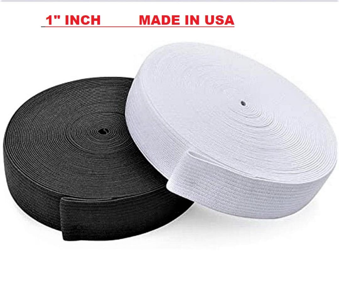 1" Inch Elastic Band 20 Yard of Heavy Stretch Elasticity . MADE IN USA ...