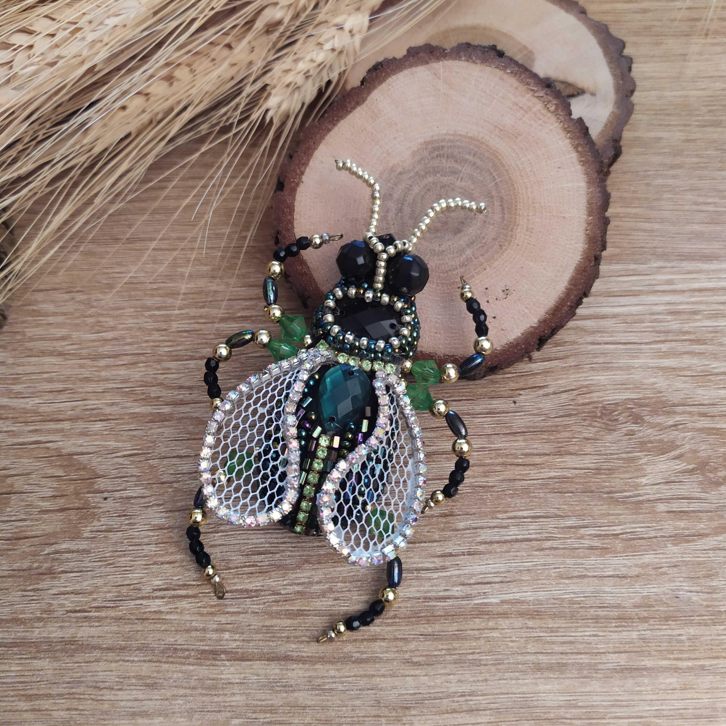 Insect Pin Insect Brooch, Bug Pin, Bug Jewelry, Embroidered Insect, Bug ...