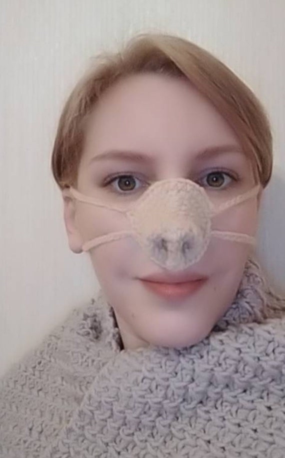 Nose Warmer Crochet Nose Warmer Nose Snood Adult Nose - Etsy