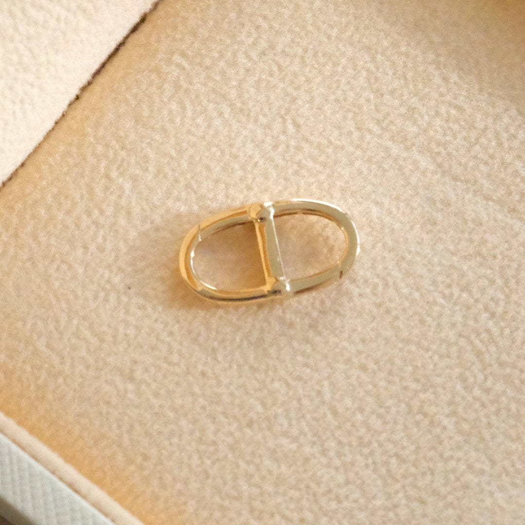 18K Solid Gold Connector Clasp, Charm Push Closure, Necklace Clasp ...