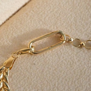 Large 18K Solid Gold Connector Clasp, Charm Push Closure,necklace Clasp ...