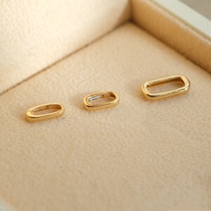 18K Solid Gold Connector Clasp, Charm Push Closure, Necklace Clasp ...