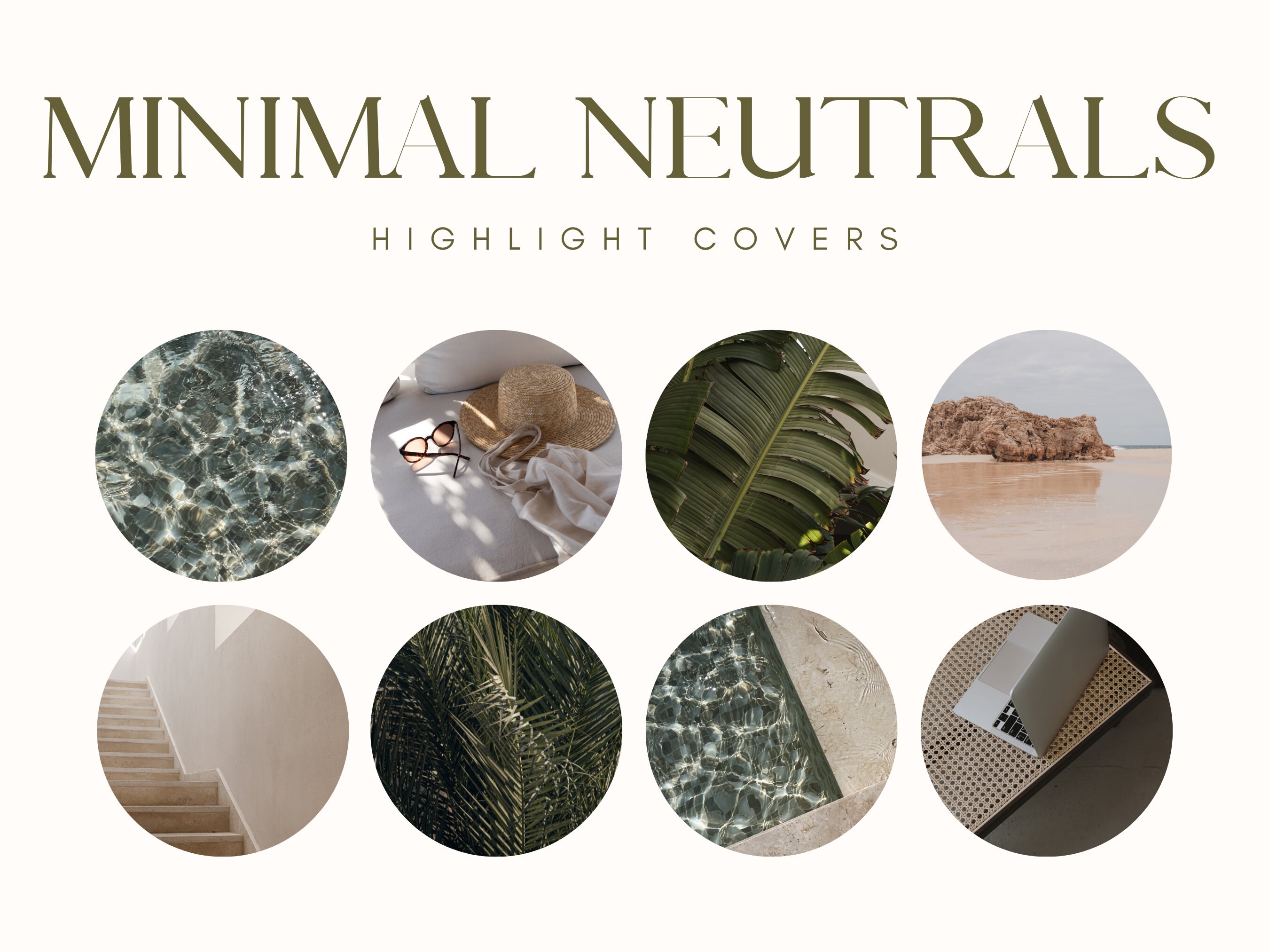 Instagram Story Highlight Covers Minimal Neutrals Instagram - Etsy
