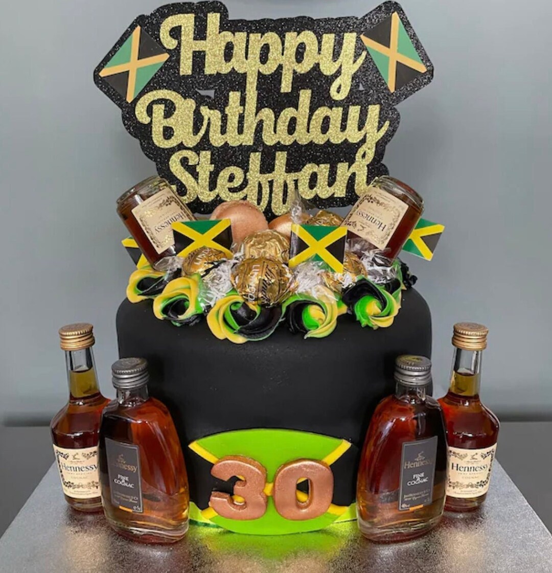 Custom Country Flag Theme Cake Topper - Customised Cake Topper ...