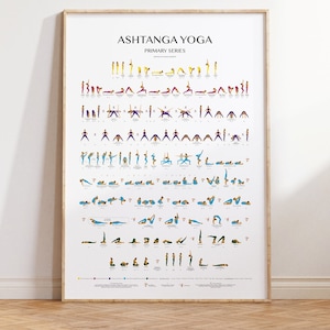 Detailed Ashtanga Primary Series-digital File-yoga Cheat Sheet-yoga ...