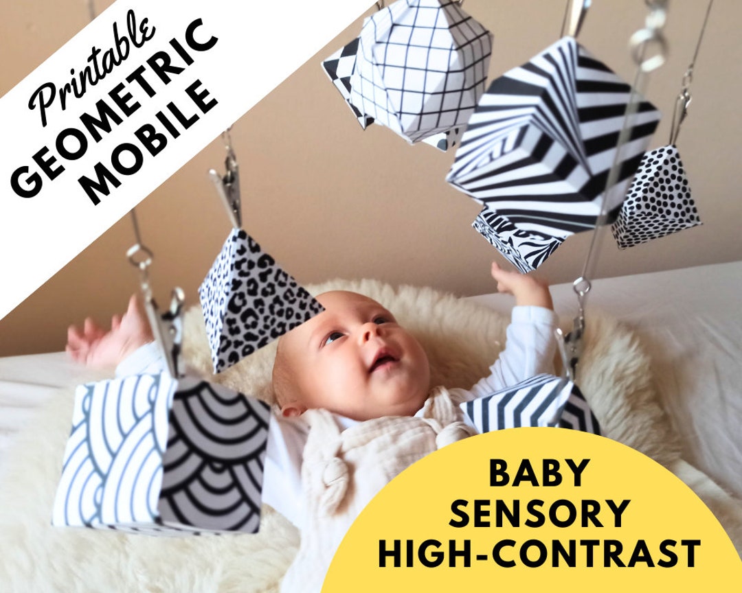 DIY Geometric Mobile-digital Download-baby Sensory Development-newborn ...