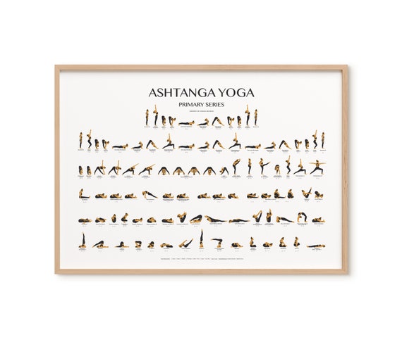 Ashtanga Primary Series-digital File-yoga Cheat Sheet-yoga - Etsy