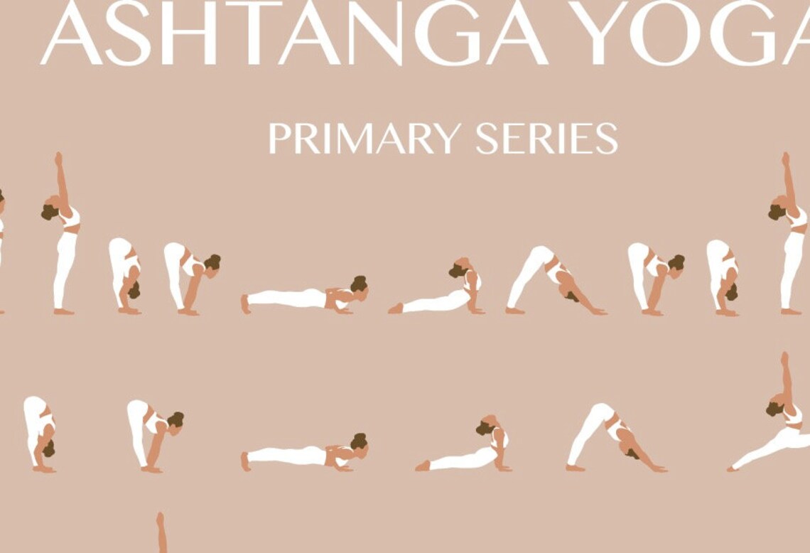 Ashtanga Primary Series-digital File-yoga Cheat Sheet-yoga - Etsy Canada