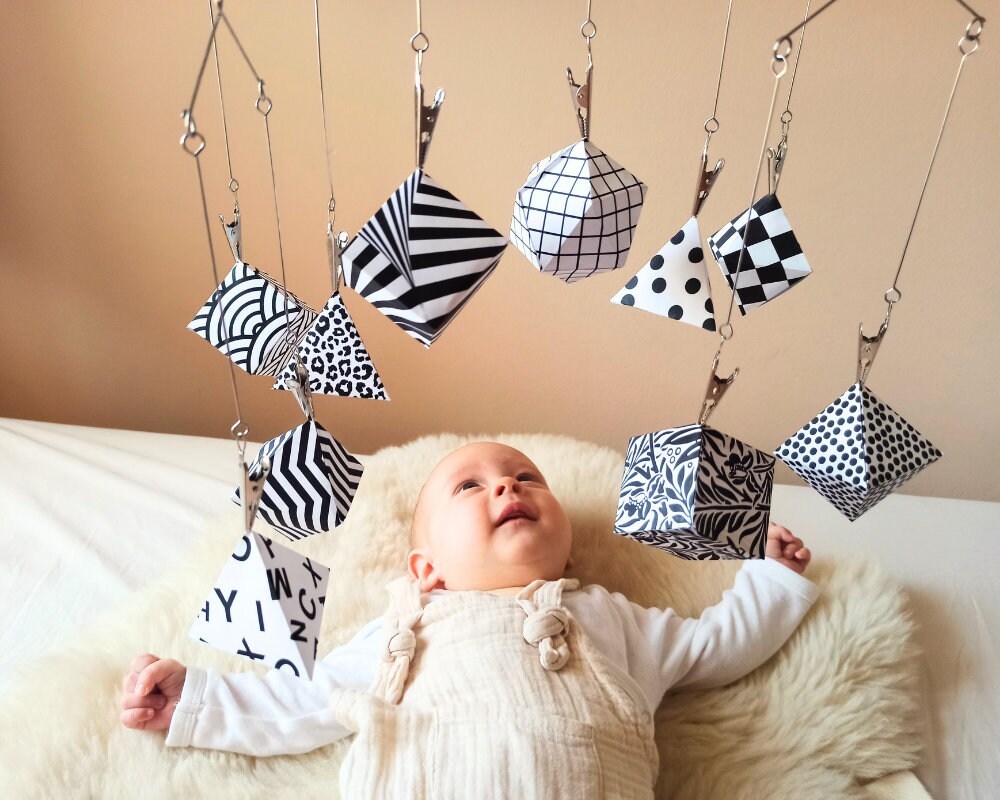 DIY Geometric Mobile-digital Download-baby Sensory Development-newborn ...