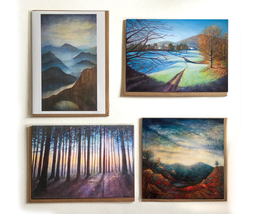 Ivan Maxwell Jones Fine Art Cards Set of 4 Landscape Cards - Etsy