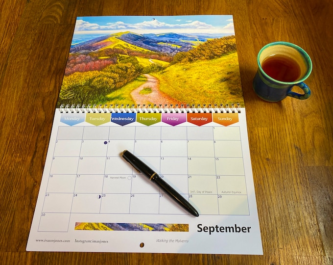 2024 Calendar, Landscape Art Calendar, Malvern Hills, Ivan Maxwell ...