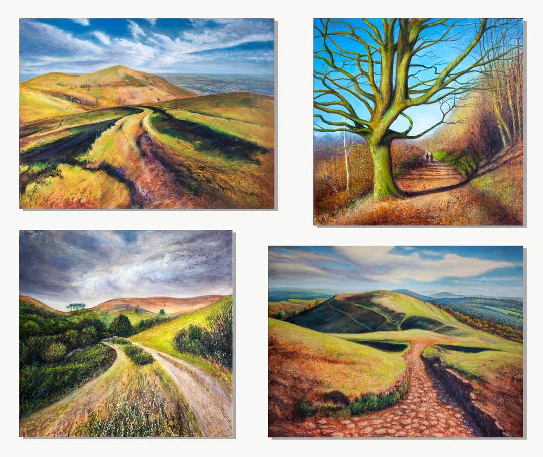 Ivan Maxwell Jones, Fine Art Cards Set of 4, Landscape Cards, Greetings ...