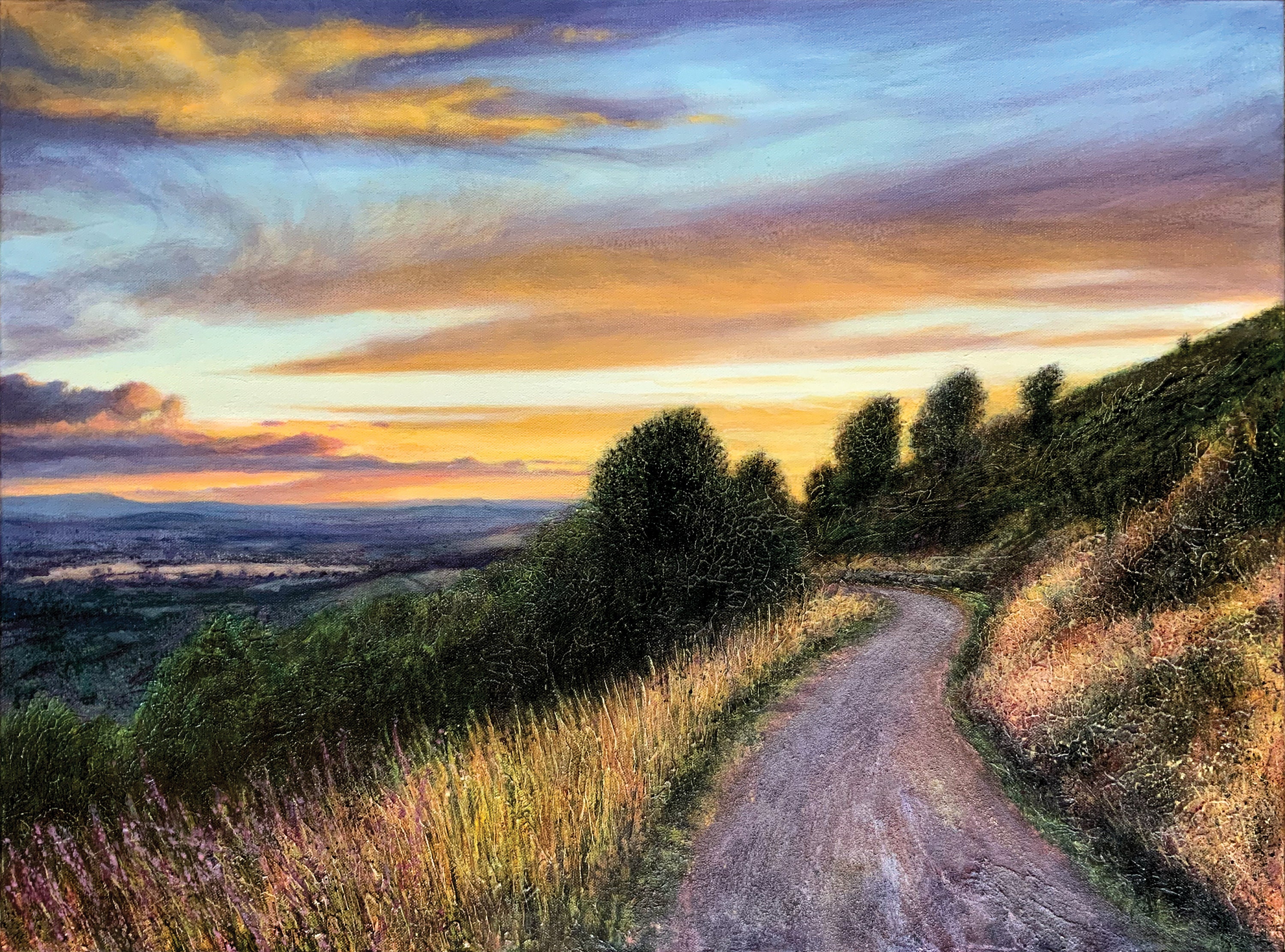 Fine Art Giclée Print, Ivan Maxwell Jones, Sunset From Sugar Loaf Hill ...