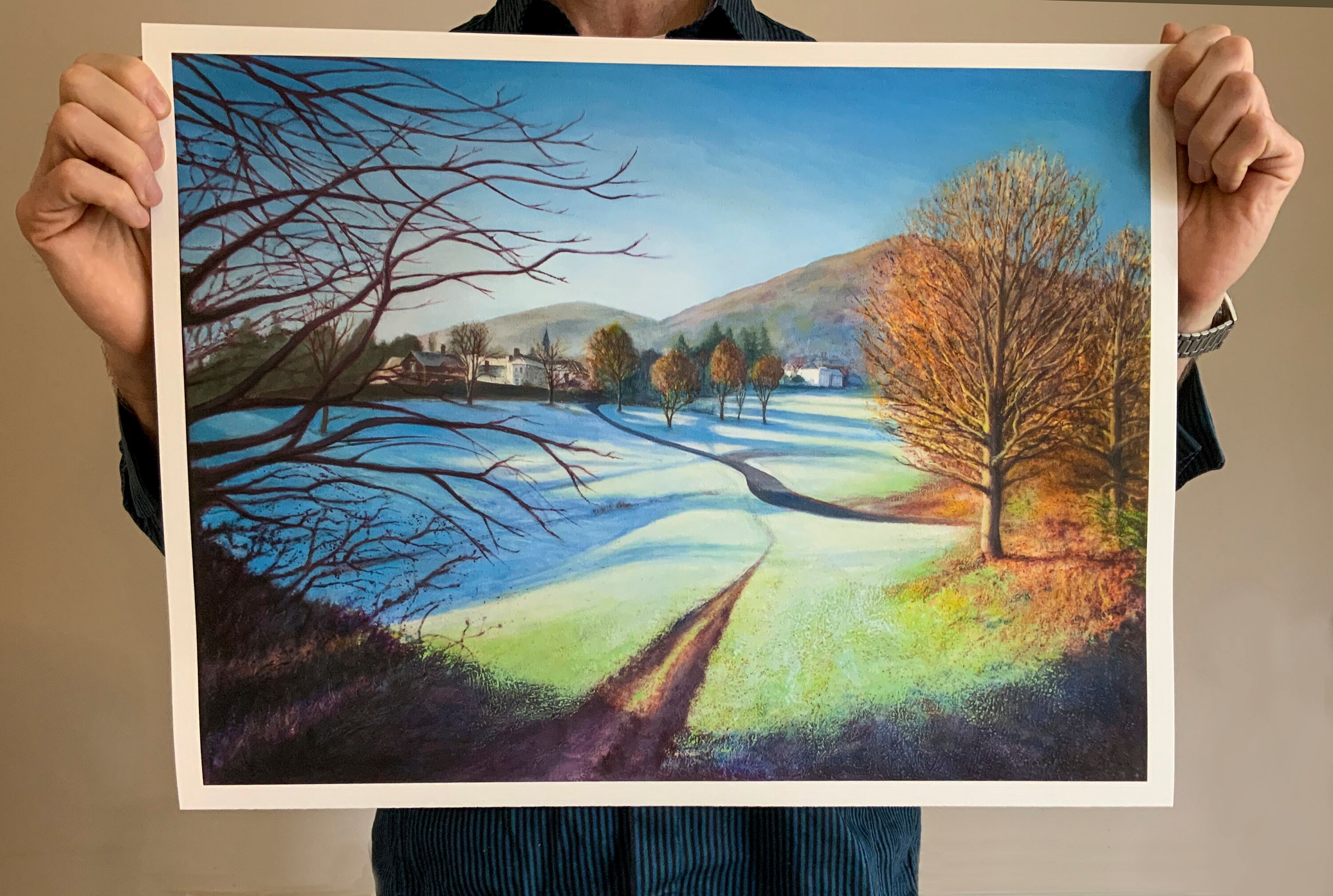 Fine Art Giclée Print, Ivan Maxwell Jones, First Frost Malvern Link ...