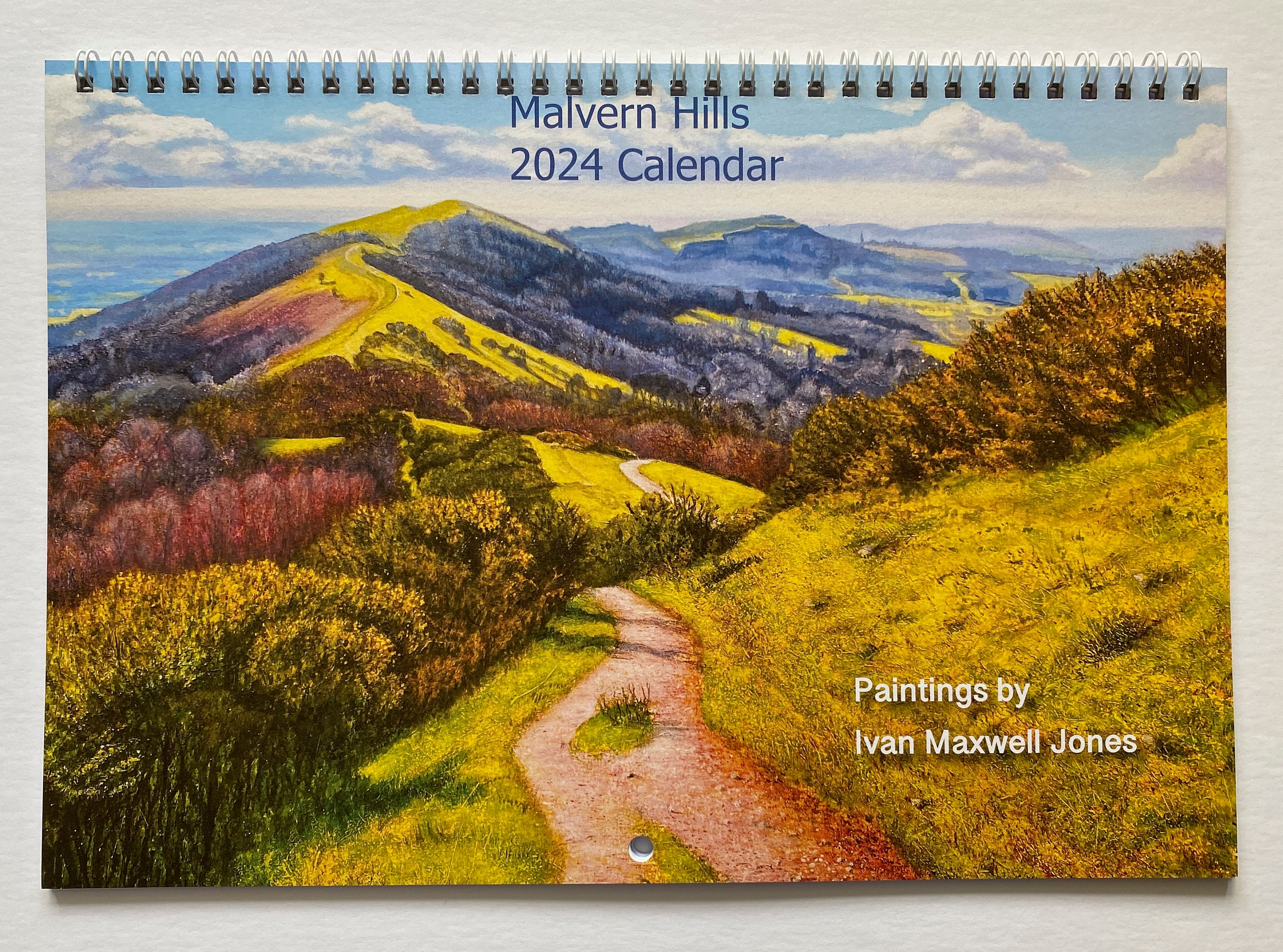 2024 Calendar Landscape Art Calendar Malvern Hills Ivan - Etsy