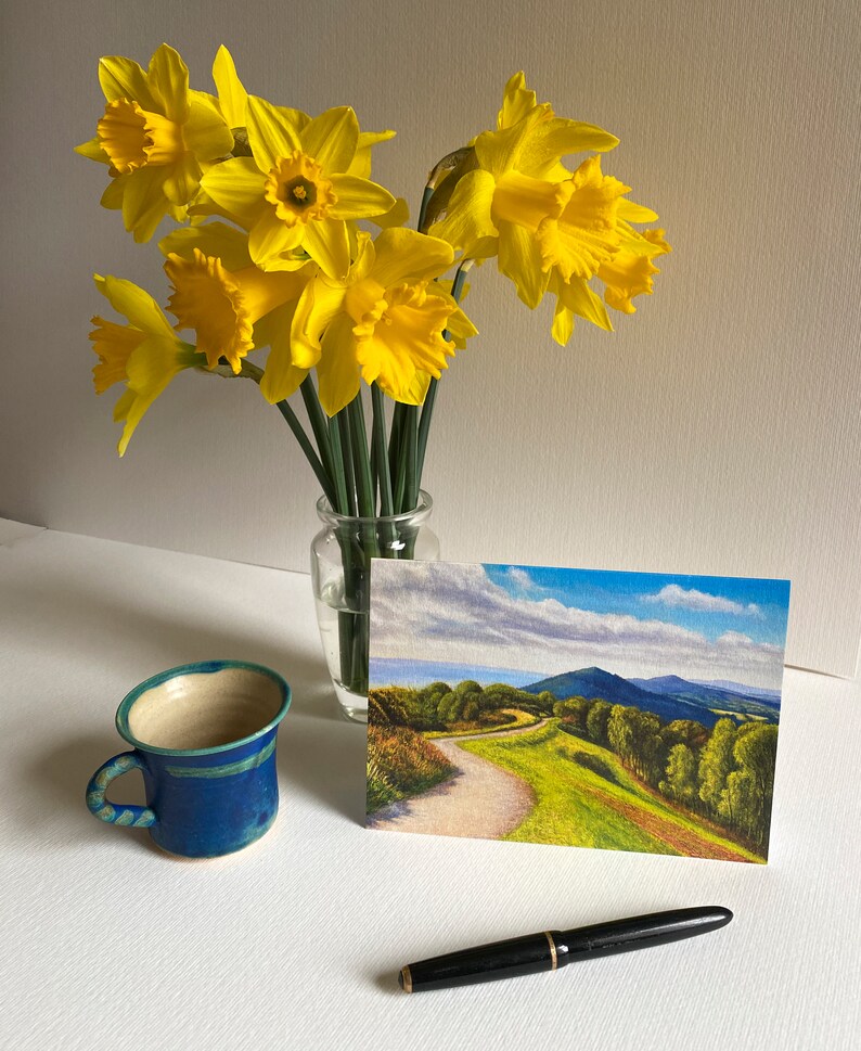 4 Greetings Card Pack, Art Cards, Landscape Cards, Malvern Cards ...