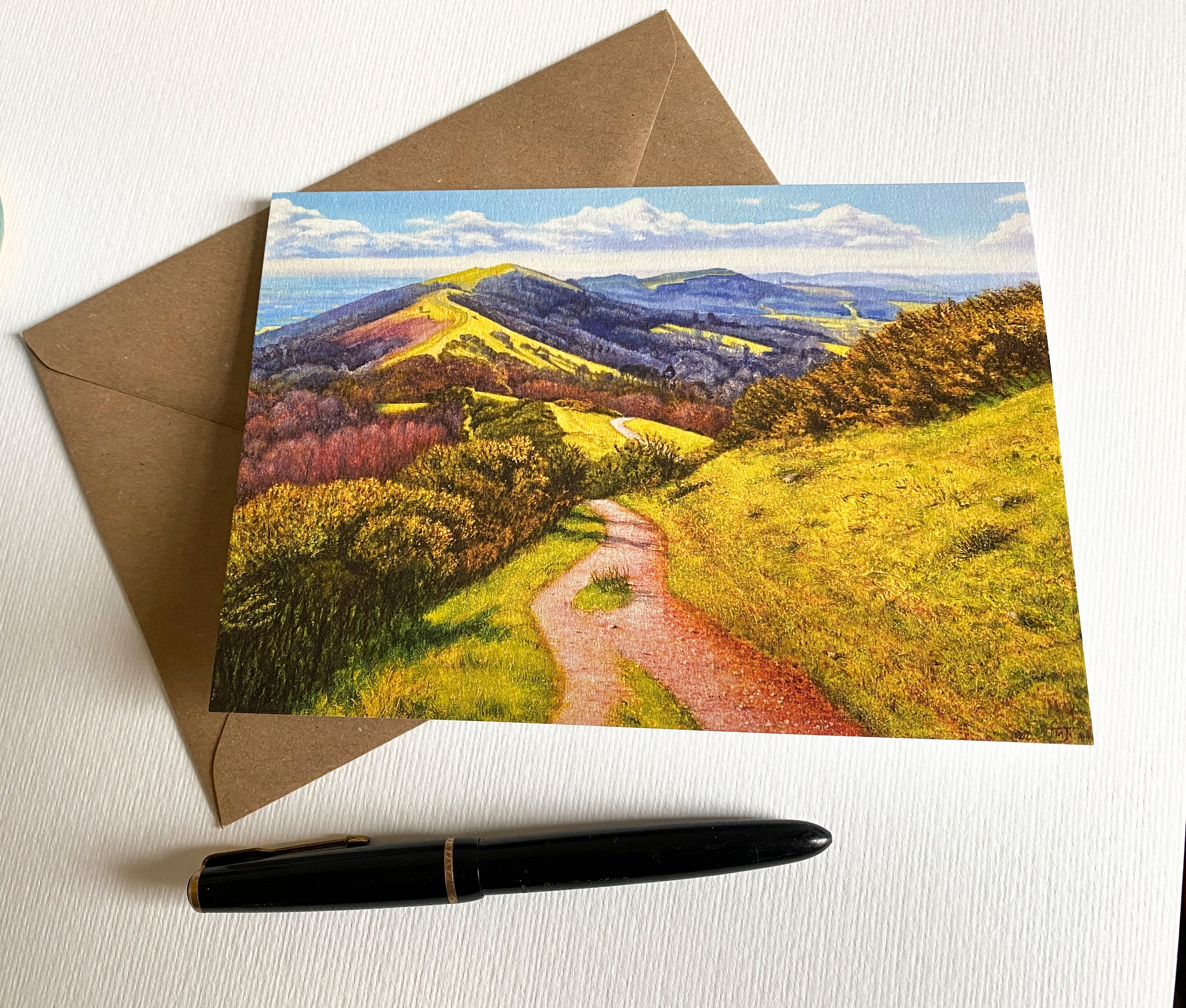 4 Greetings Card Pack, Art Cards, Landscape Cards, Malvern Cards ...
