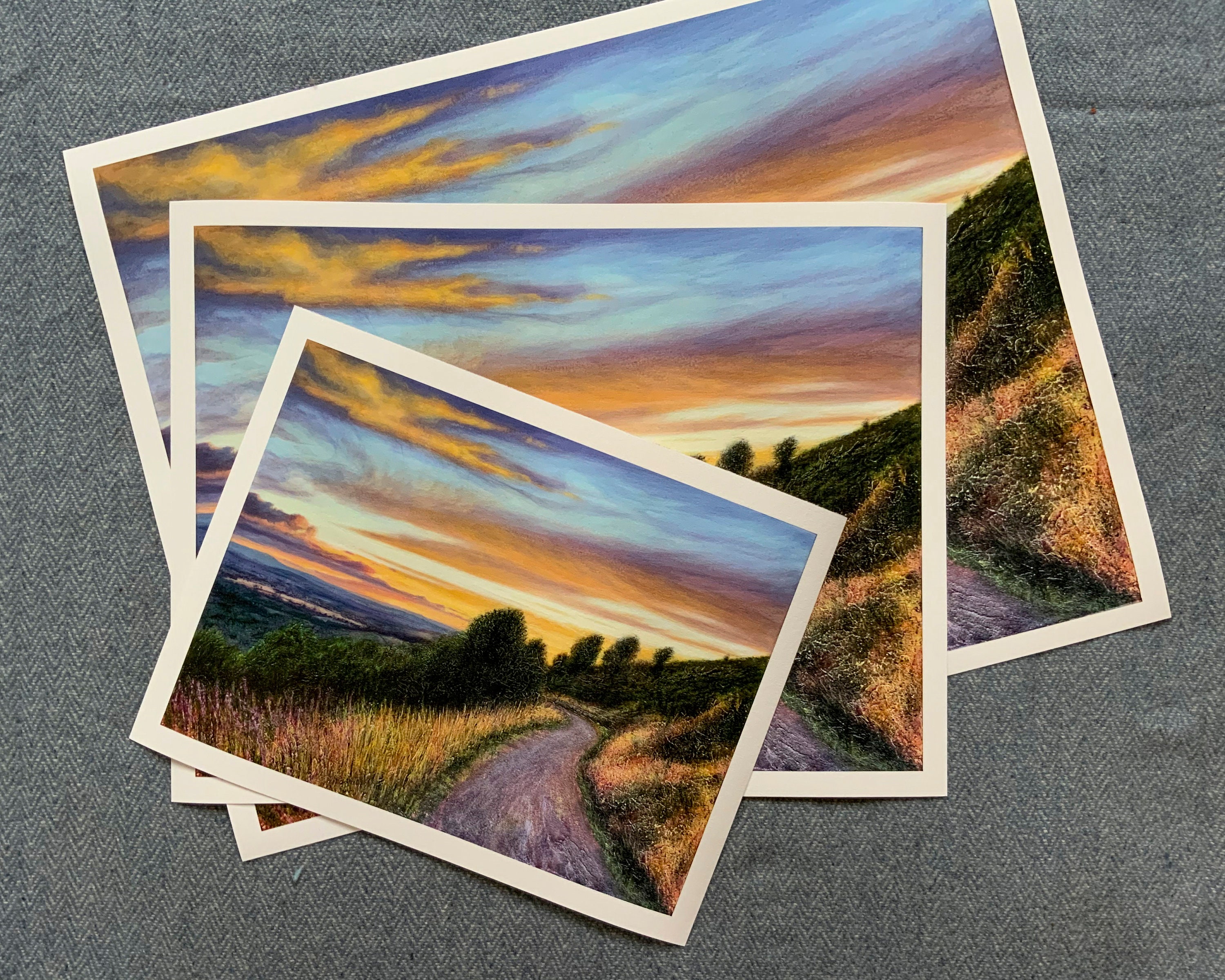 Fine Art Giclée Print, Ivan Maxwell Jones, Sunset From Sugar Loaf Hill ...
