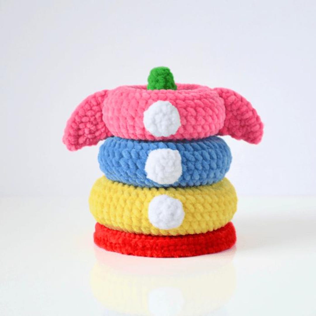 Space Shuttle Stacking Toy Crochet Pattern Beginner-friendly DIY Toy ...