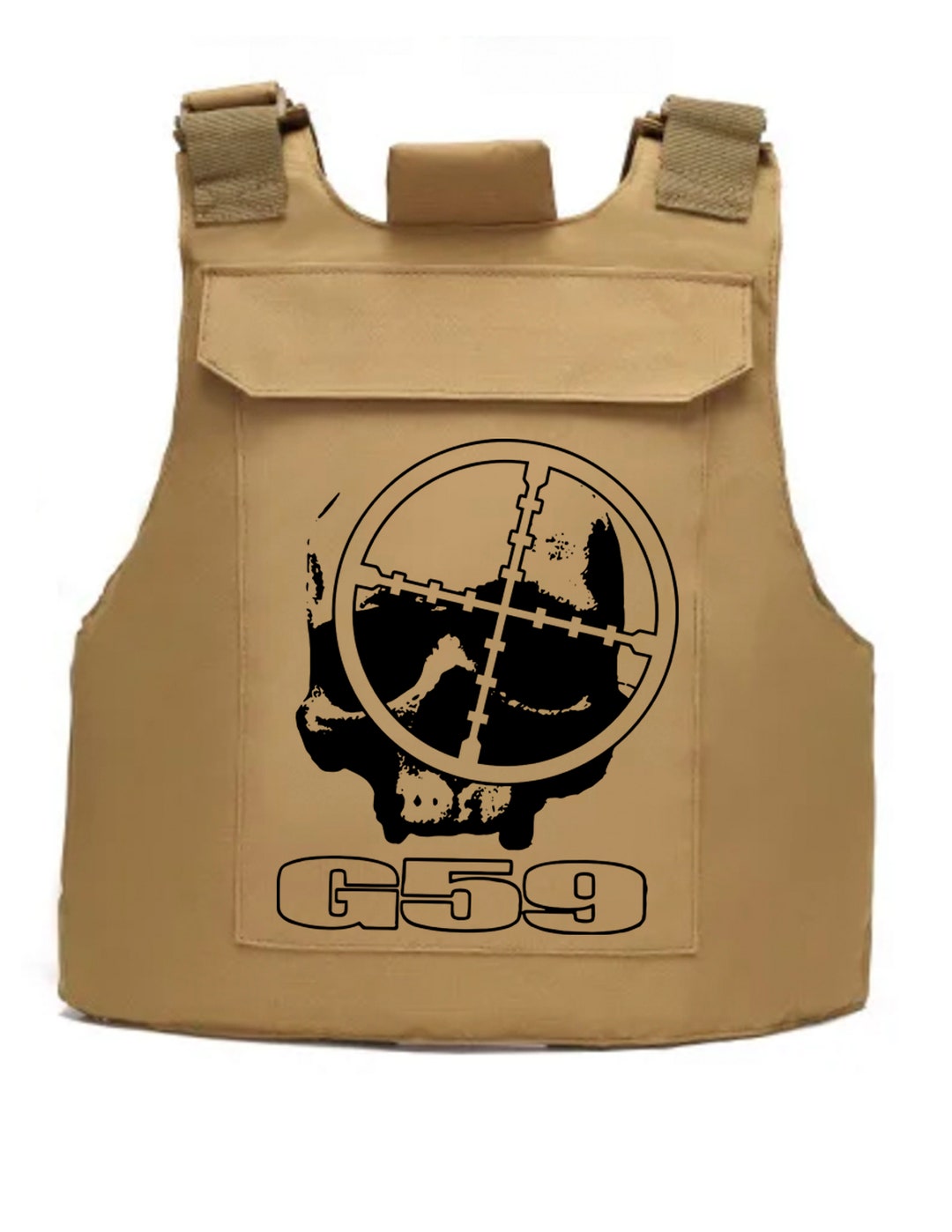 G59 Plate Carrier (TAN) Tactical Vest, Suicideboys, Hip-hop,trap. - Etsy