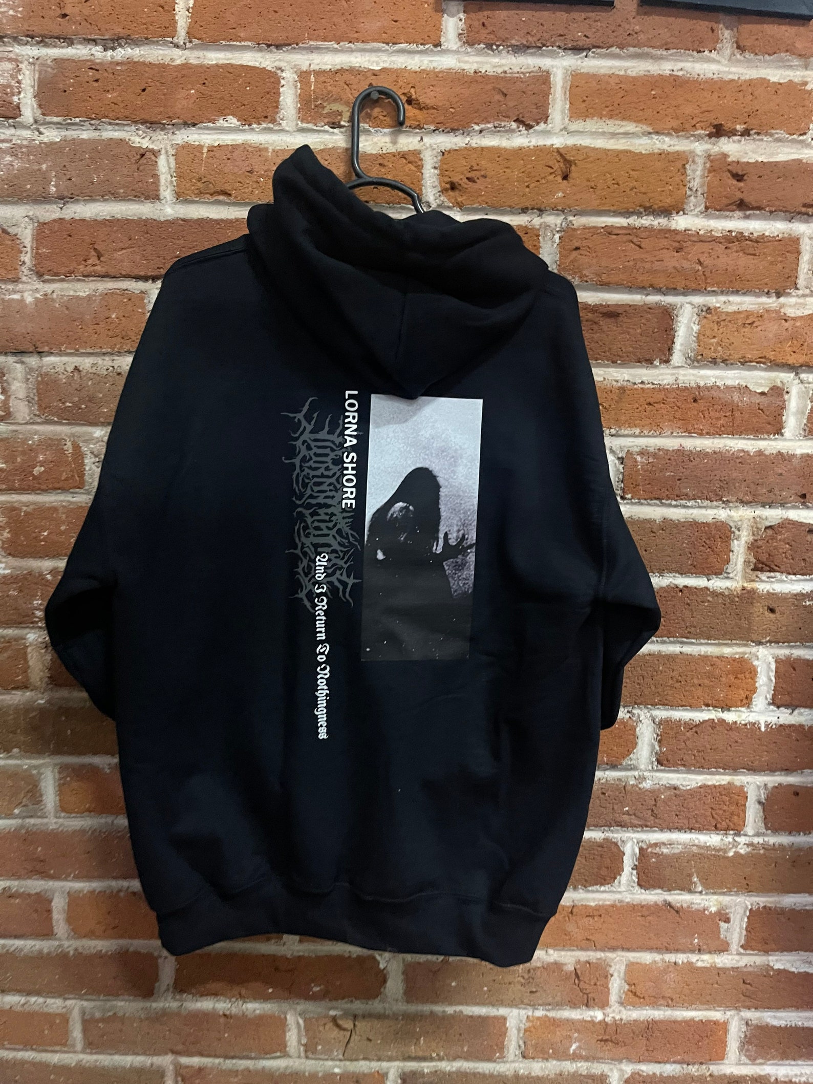 Hoodie Lorna Shore Deathcore, Metalcore, Black, Rock, Streetwear - Etsy
