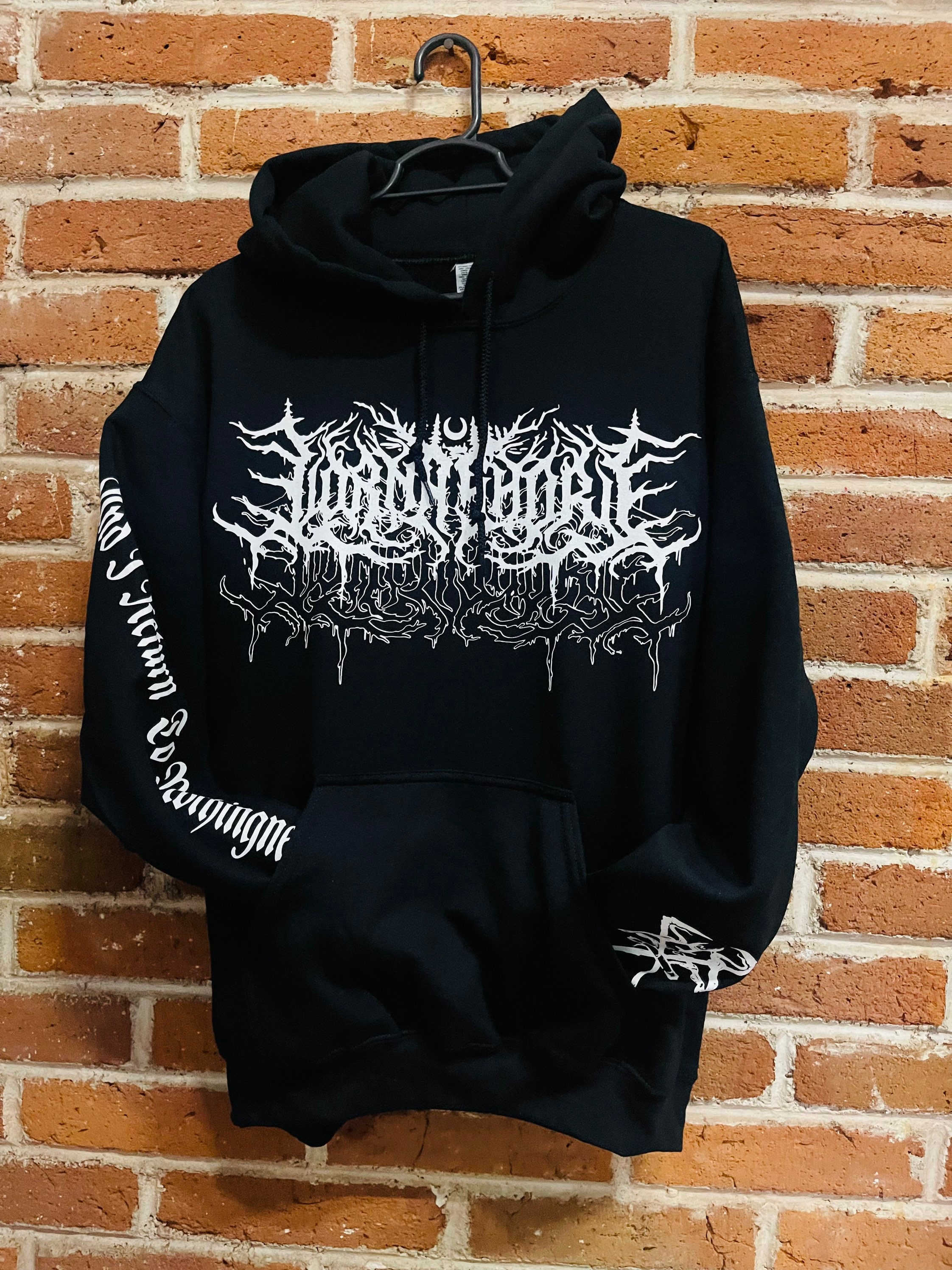 Hoodie Lorna Shore Deathcore, Metalcore, Black, Rock, Streetwear - Etsy