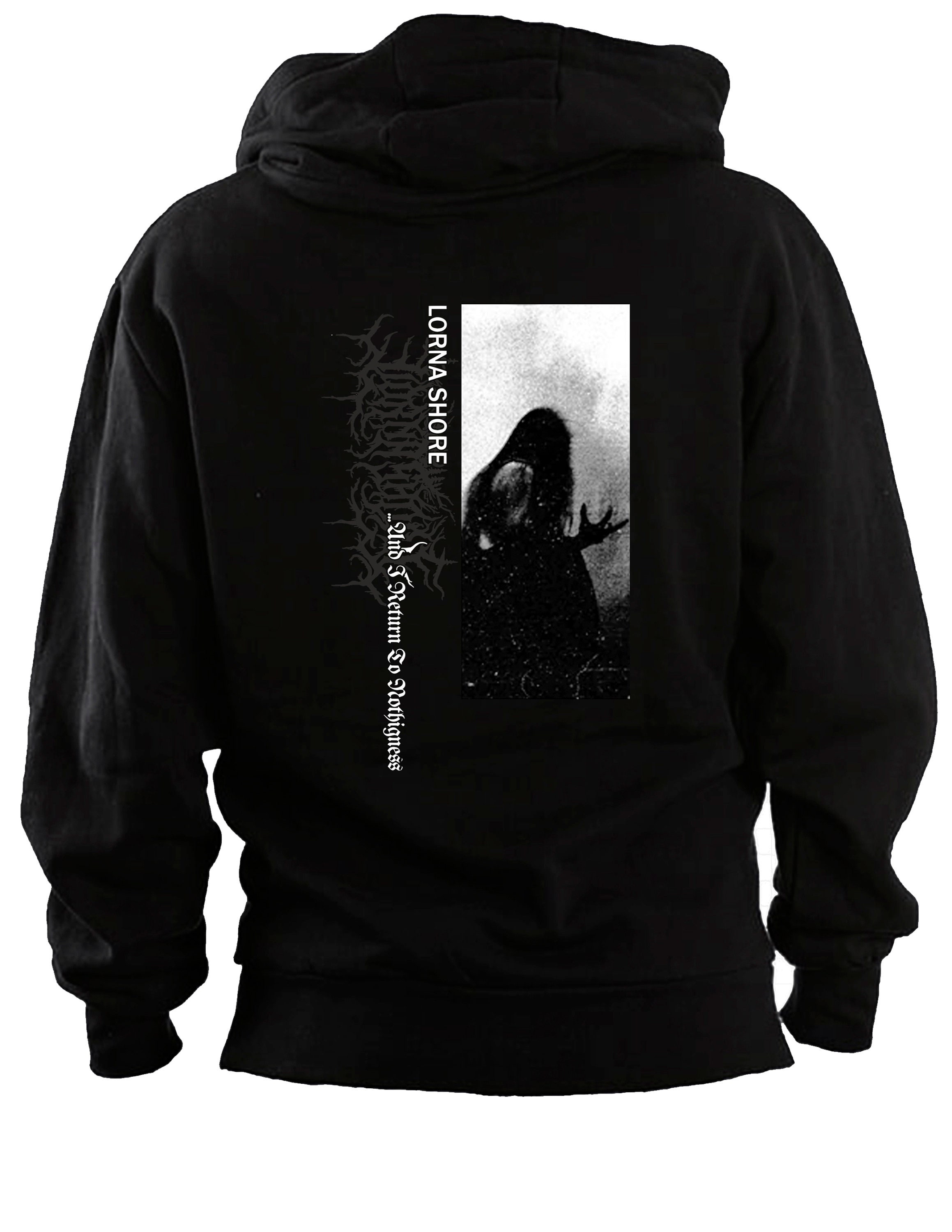 Hoodie Lorna Shore Deathcore, Metalcore, Black, Rock, Streetwear - Etsy