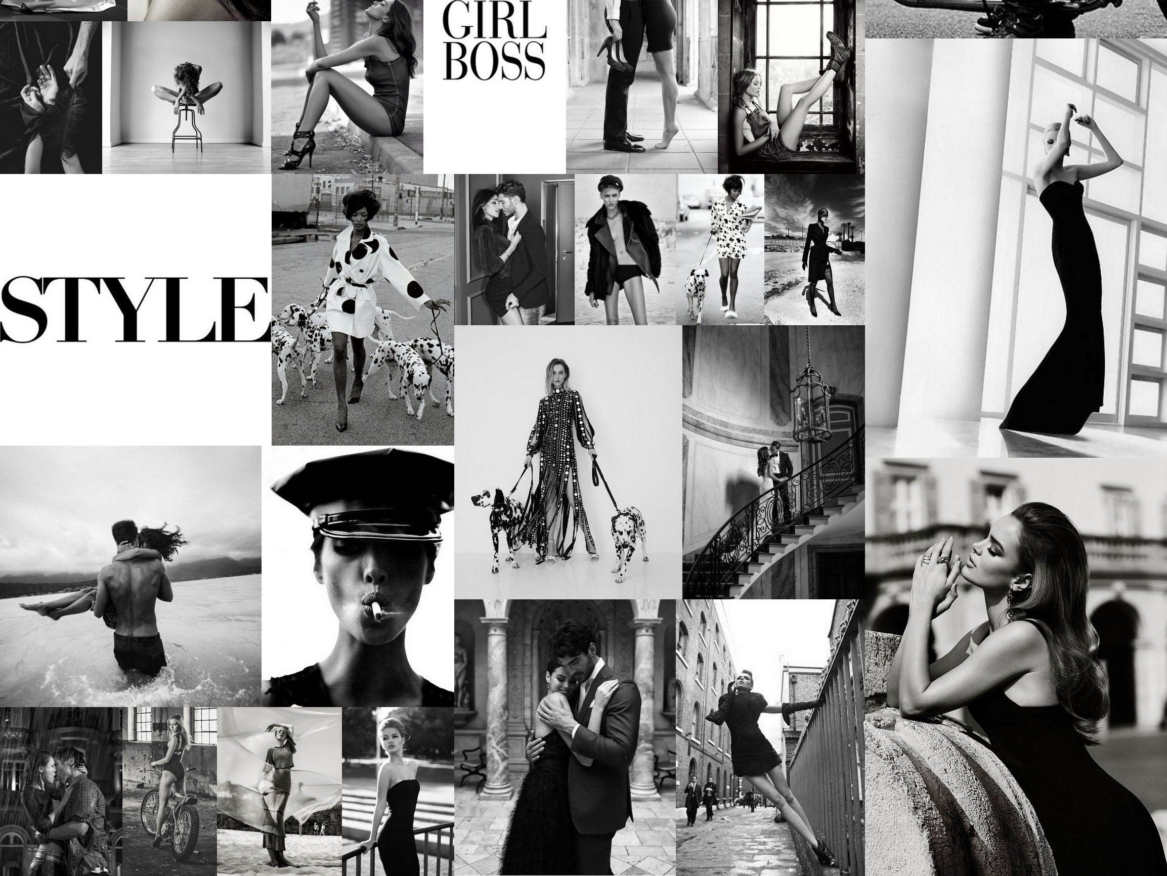 Boujee Fashion Aesthetic Photo Collage Kit of 80 Pieces - Etsy