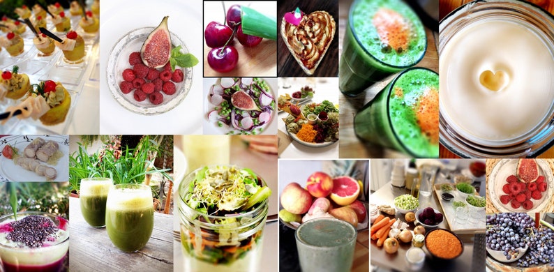 Food Aesthetic Photo Wall Collage Kit of 50 Pieces Kitchen - Etsy Australia