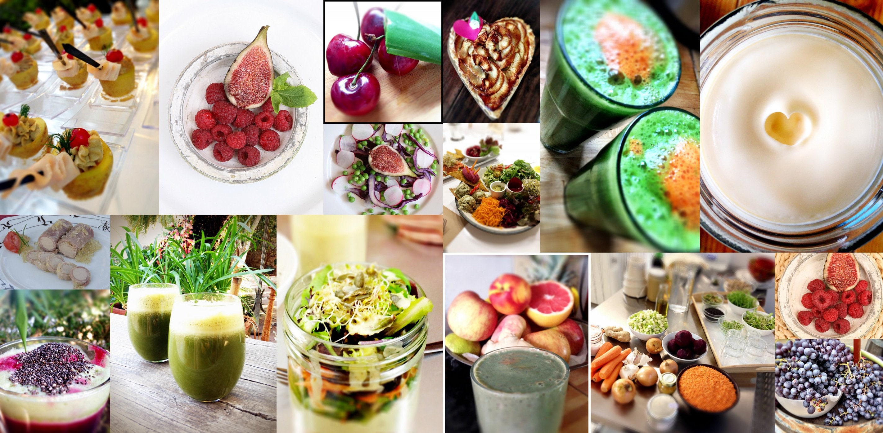 Food Aesthetic Photo Wall Collage Kit of 50 Pieces Kitchen Desert Green ...