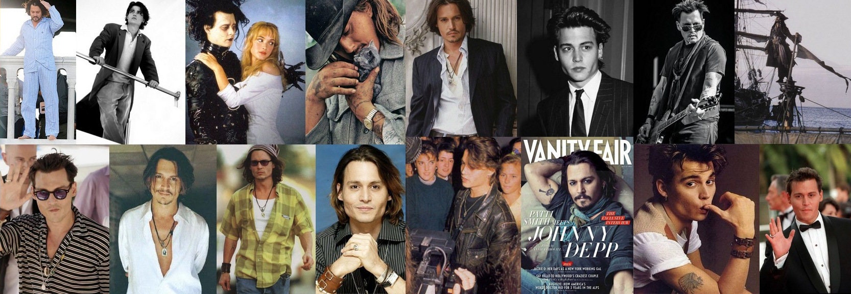 Johnny Depp Aesthetic Wall Collage Kit 130 Pieces - Etsy