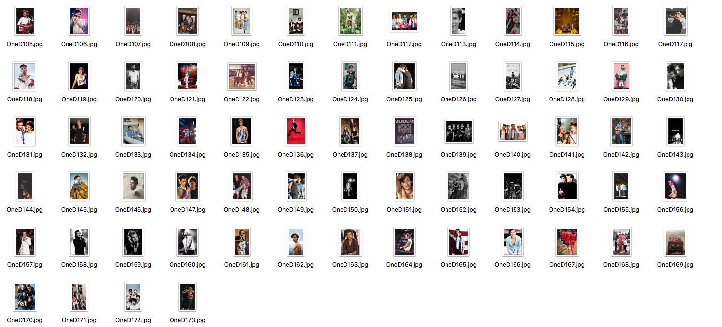 One Direction Aesthetic Wall Collage Kit 170 Pieces / 1D Harry - Etsy