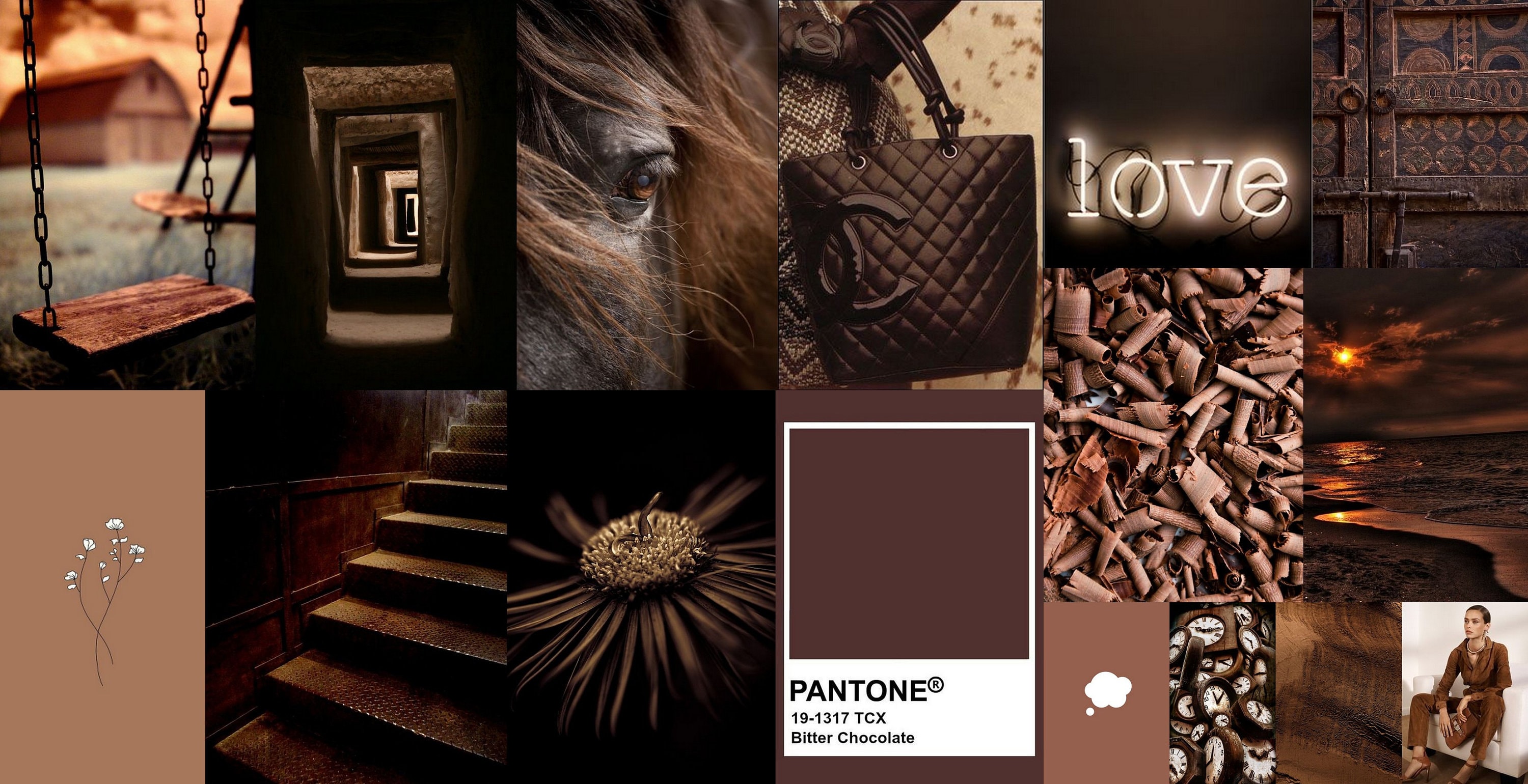 Brown Aesthetic Wall Collage 70 Pictures Brownish Chic Printable Kit - Etsy