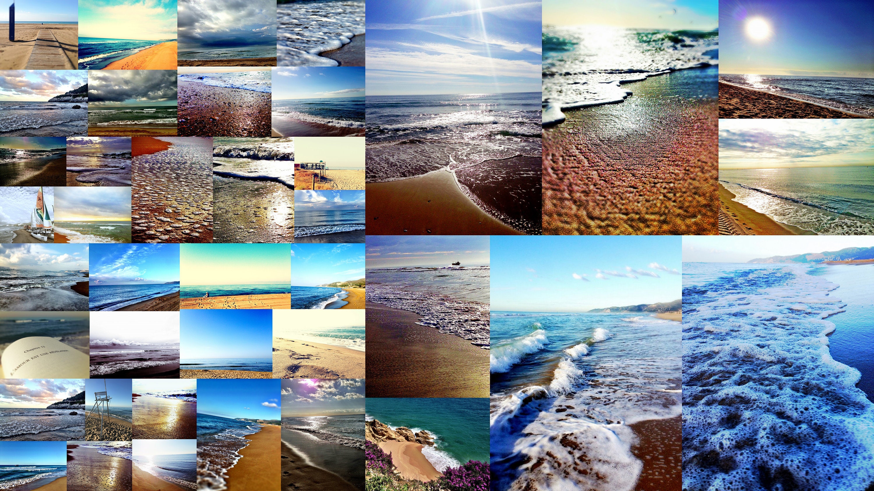 Beach Theme Aesthetic Photo Wall Collage Kit of 39 Pieces to - Etsy ...